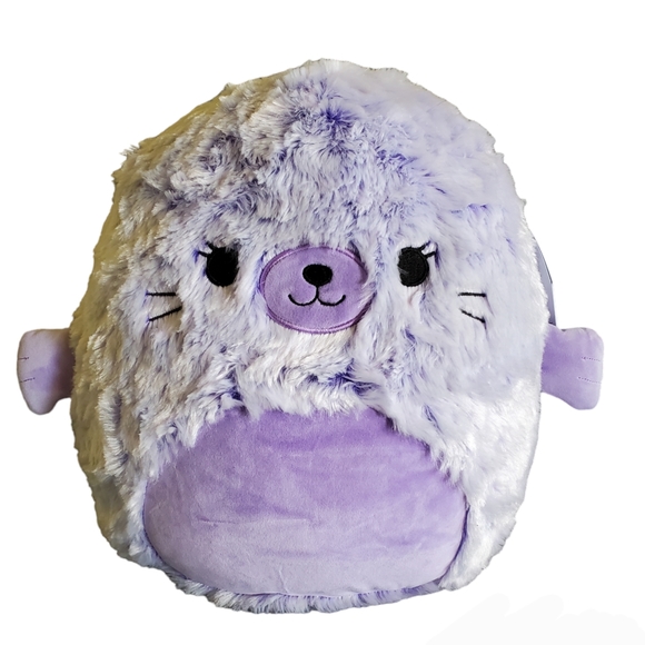 Squishmallows | Toys | Squishmallow 2 Ellen Seal Fuzzamallow Fuzzy ...